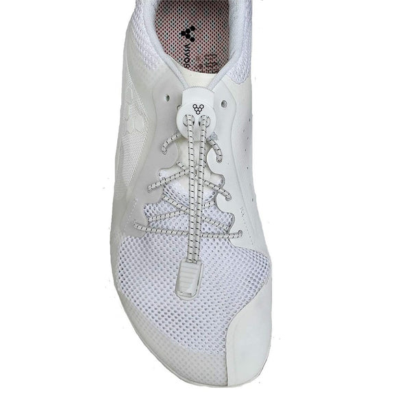 Vivobarefoot Toggle Laces Adult Striped White | Sole Distribution AU